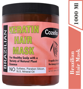 Cozella Brazilian Hair Mask Spa | Enriched with Brazilian, Almond ...