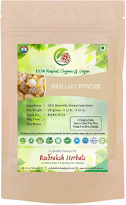 RUDRAKSHHERBALS Shallaki Powder 100% Boswellia Serrata Gum-Resin ...