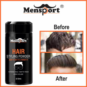 Mensport Hair Volumizing Powder Matte Finish 24hrs Hold Hair Pack of 1 ...