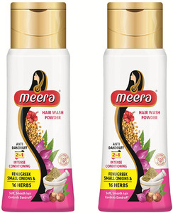 Meera ANTI-DANDRUFF HAIR WASH POWDER PACK OF 2 - Price in India, Buy ...