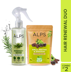 Alps Goodness Hair Care Duo - Rosemary Water Spray (200ml) & Amla ...