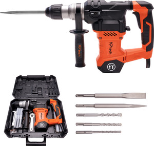 KP TECH BK-RH1500 1500W Rotary Hammer Drill , 4350 BPM| 1500W Copper ...