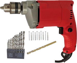 DUMDAAR 6-Month Warranty 100% Copper Winding Red 350W Electric Drill ...