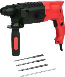 RanPra 20mm HAMMER DRILL MACHINE WITH 3 TYPE DRILL BIT, HANDLE WITH 1 ...