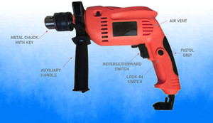 MLD 13mm Drill Machine Power Impact Reverse Forward Rotation Speed ...