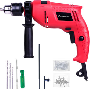 BUILDSKILL Pro BGSB13RE 13mm Impact Drill Machine with Drill Bits ...