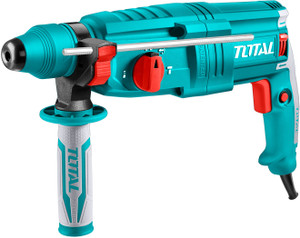 TOTAL 800W Hammer Drill with Carry Box, Single Button - 4 Functions ...