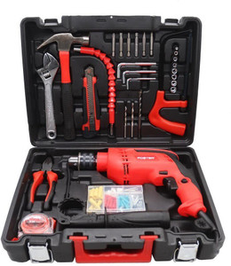 FOSTER FK-3513 Professional Power and Hand Tool kit | 130 tool Impact ...
