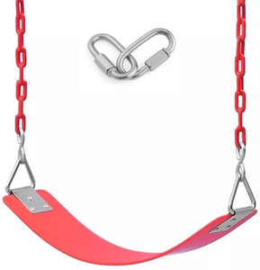 Charming treasures Heavy Duty Flexible Swing Seat with Metal Triangle ...