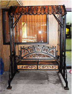 Smarts collection Indoor/Outdoor Iron Swing(Jhula)with Stand 300 kg Cap ...