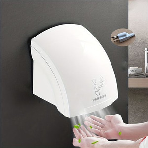 SARCOFT Wall Mounted Hand Dryer, Automatic Hand Dryer, High Speed Hot ...