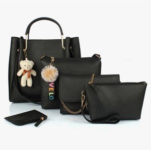 Buy Seven Buttons Women Black Handbag BLACK Online @ Best Price in ...