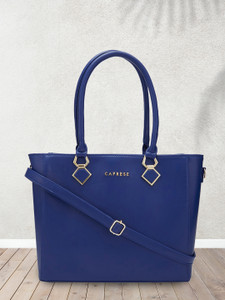 Buy Caprese Women Blue Tote Blue Online @ Best Price in India ...
