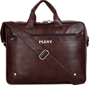 PLEXY SPACY LEATHER BAGS FOR ALL USES 30 L Laptop Backpack BROWN ...