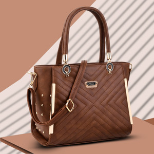 Buy Fiesto fashion Women Tan Hand-held Bag TAN Online @ Best Price in ...