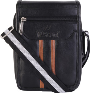 Wisdom Black Sling Bag WIS_22_06_3027_black Black - Price in India ...
