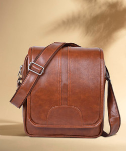 Buy bellira Men Tan Sling Bag TAN Online @ Best Price in India ...