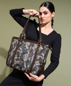 Buy PEARLUXIS Women Green, Brown Shoulder Bag Green Online @ Best Price ...