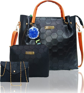 Buy Baquit Women Black Handbag Black Online @ Best Price in India ...