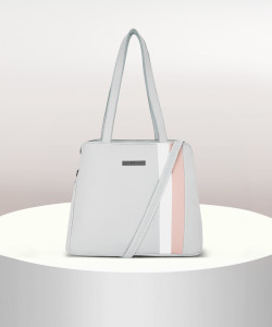 Buy Caprese Women Grey Satchel Grey Online @ Best Price in India ...