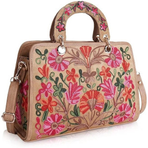 Buy VELUCIA Women Beige Tote Beige Online @ Best Price in India ...