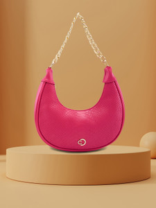 Buy Caprese Women Pink Hobo Fuchsia Online @ Best Price in India ...