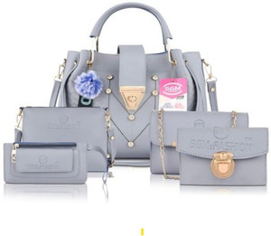 Buy SGM Fashion Women Grey Handbag Grey Online @ Best Price in India ...