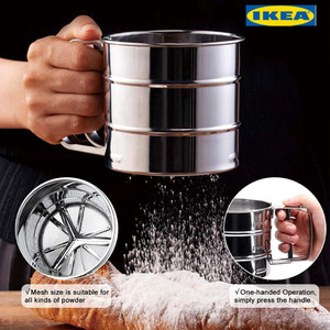 IKEA Digital Shoppy IDEALISK Flour Sifter Stainless Steel(Pack of 1 ...