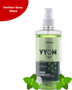 VYOM INDIA Herbal Hygiene Mint Liquid Sanitizer Spray Bottle Hand ...
