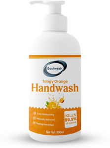 SOULWASH TANGY ORANGE Hand Wash | Zesty Citrus Fragrance Of Orange ...