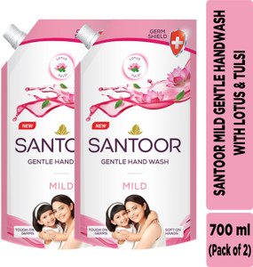 Santoor Mild Hand Wash Pouch - Price in India, Buy Santoor Mild Hand ...