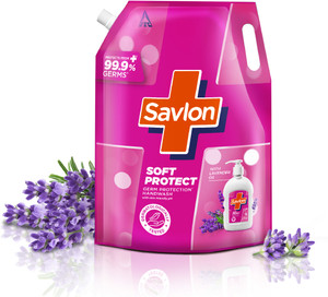 Savlon Soft Protect Handwash with Lavender Oil, Skin Friendly pH, Hand ...
