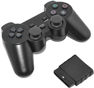 GAMESGURU PS2 Wireless Controller 2.4Ghz Dual Shock Gamepad for Sony ...