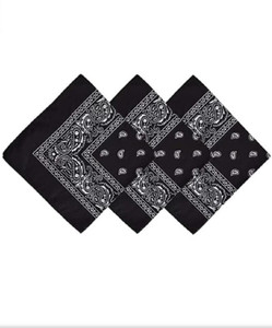 KLPFUPL Black handkerchief ["Black"] Handkerchief - Buy KLPFUPL Black ...