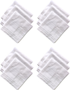 Caaslino Caslino Men's Premium Cotton Handkerchiefs ["White ...