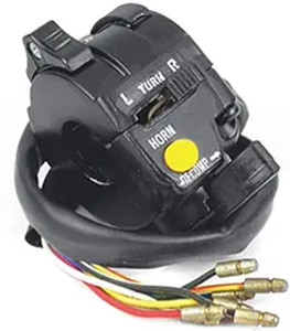UNO MINDA Handle Bar Switch Left with Dipper, Horn, Indicator For Royal ...