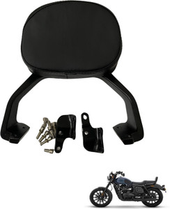 Digital Craft Black Color Passenger Backrest for YEZDI ROADSTER Handle ...
