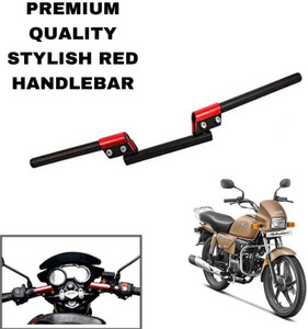 SHOWRIDE 3 Piece Universal Handle Bar for All Hero Splendor Bikes (Red ...