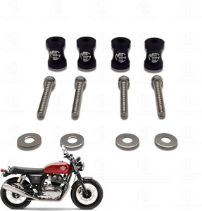 Moto Genius Front Mud Guard Riser for RE Interceptor: Heavy-duty ...