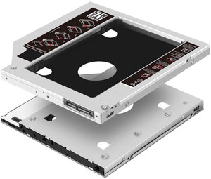 Espouse 2nd SSD/HDD Universal 12.7MM SATA to SATA Adapter Tray Caddy ...