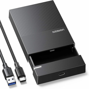 Ugreen External Hard Drive Enclosure With USB-C To USB-A Cable 6G 2.5 ...