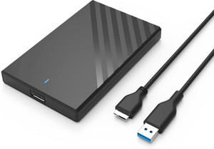 ELECTRO WOLF USB 3.0 Portable External 2.5 Inch SATA HDD/SSD Enclosure ...