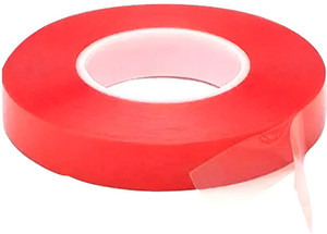 Lapeta Double Sided Polyester Tape Red Liner Size - (1inch 24mm X 50 ...