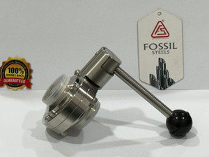 FOSSIL STEELS SS 304 BUTTERFLY VALVE Butterfly Valves Price in India ...