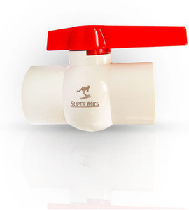 Super MK Heavy UPVC Ball Valve 25MM ( 1”)(Plain) Ball Valves Price in ...