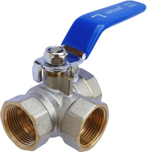 ESEKSAFAR Heavy Duty 3-Way Female Ball Valve 3/4'' BSP Thread Forged ...