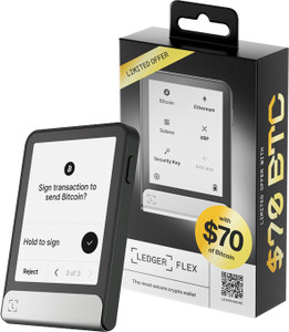Ledger Flex crypto touchscreen signer - securely manage digital assets ...