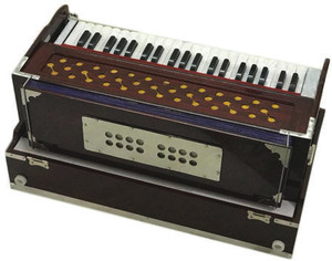 SG MUSICAL Folding Harmonium With 42-Keys, 9 Stopper,7 Bellow, Two Reed