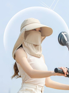 AlexVyan Women Wide Brim 360 UV Protection Sun Hat Sunvisor Detachable ...