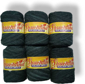 Shrichand Black Moli(Pack of 6)Rakshasutra Pooja Thread,Kalawa, Kalava ...